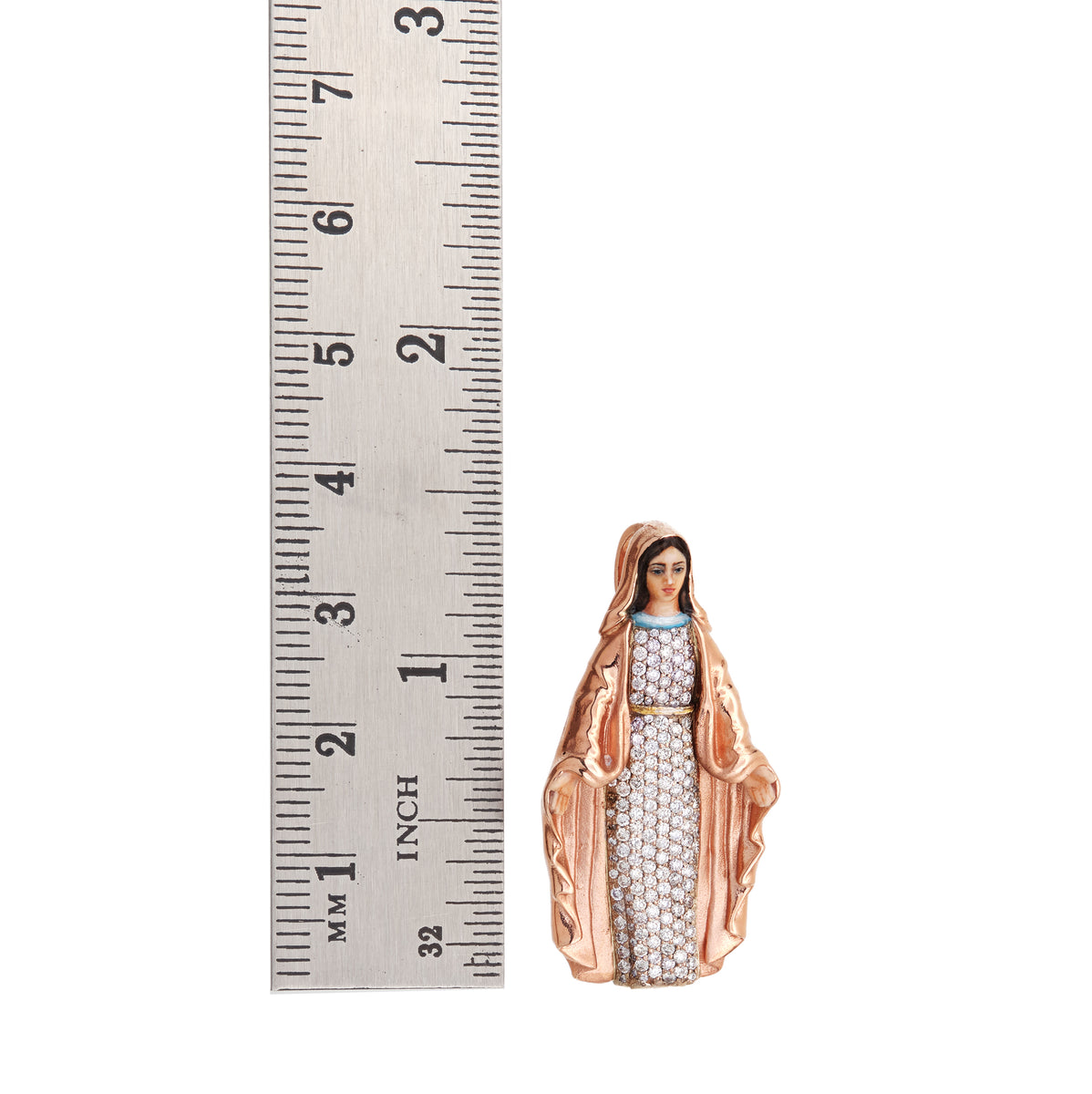 pendant rose gold mary – Mazza New York